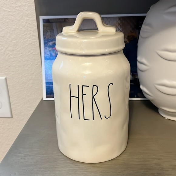Rae Dunn | Accents | Rae Dunn Hers Beads Canister Storage Container 9 ...